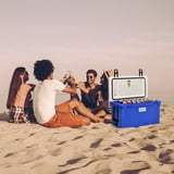 Stakol 58 Quart Portable Cooler with Large Handle Latch, Leak-Proof Ice ...