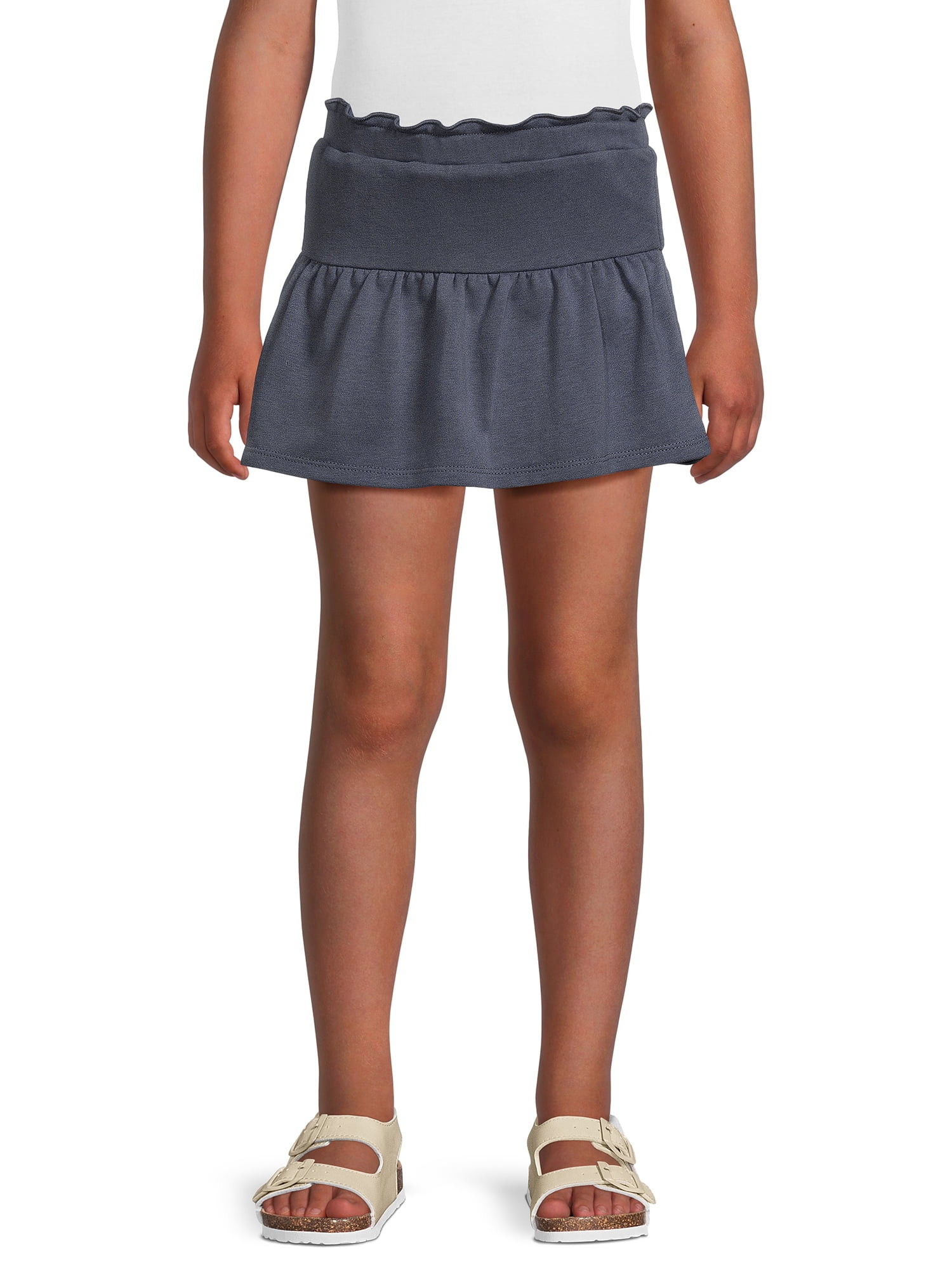 365 Kids from Garanimals Girls French Terry Cloth Scooter Skirt, Sizes ...