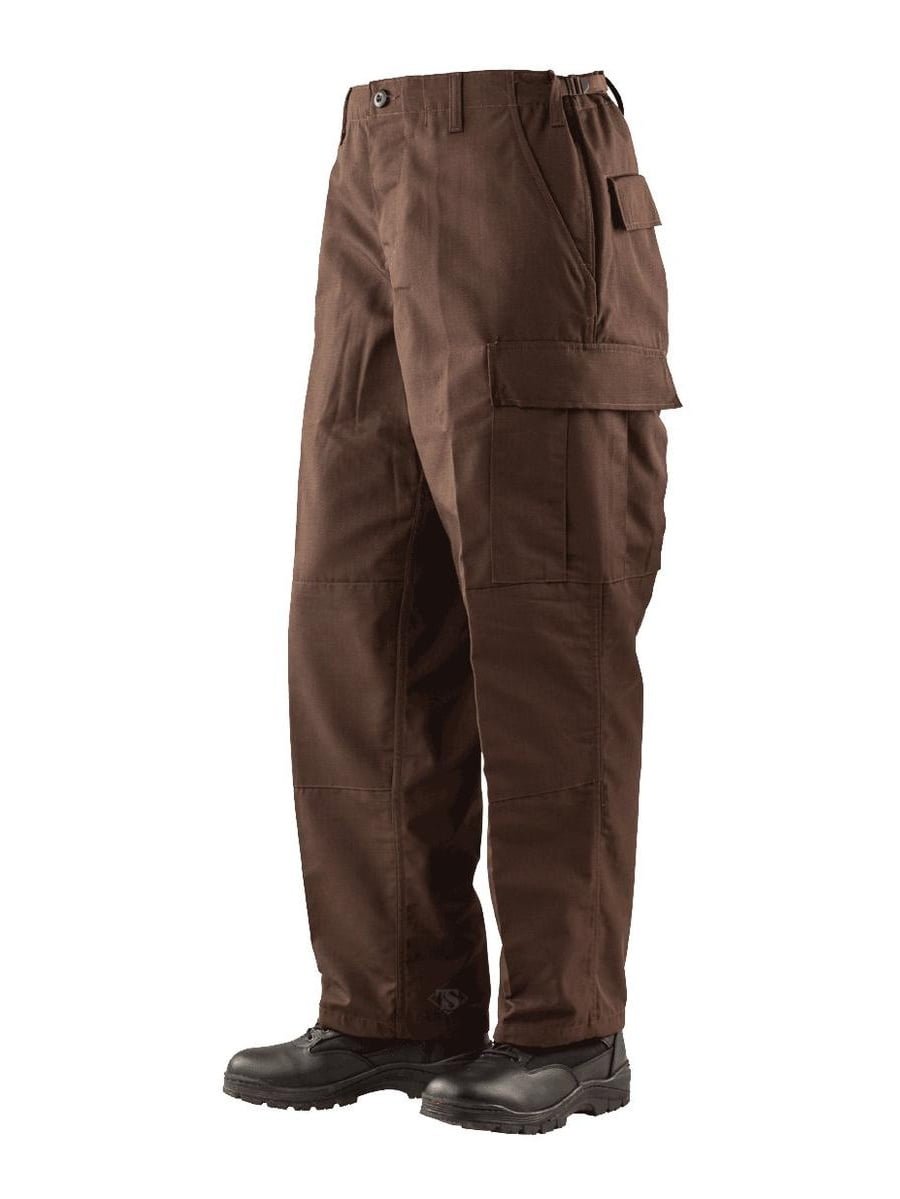 BDU Trousers Brown 65/35 Polyester, Cotton Rip-Stop, XSmall Regular ...