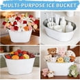 2 Pack Galvanized Beverage Tub, 3 Gallon Ice Buckets Metal Drink ...