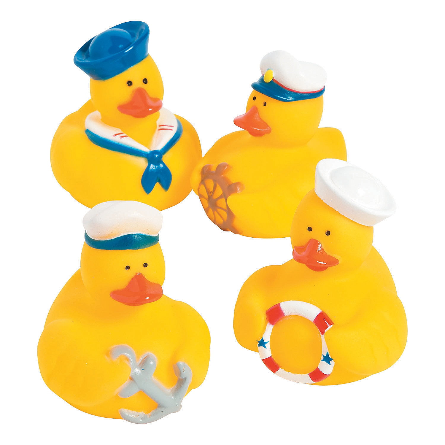 Nautical Rubber Duckies - Party Favors - 12 Pieces - Walmart.com ...