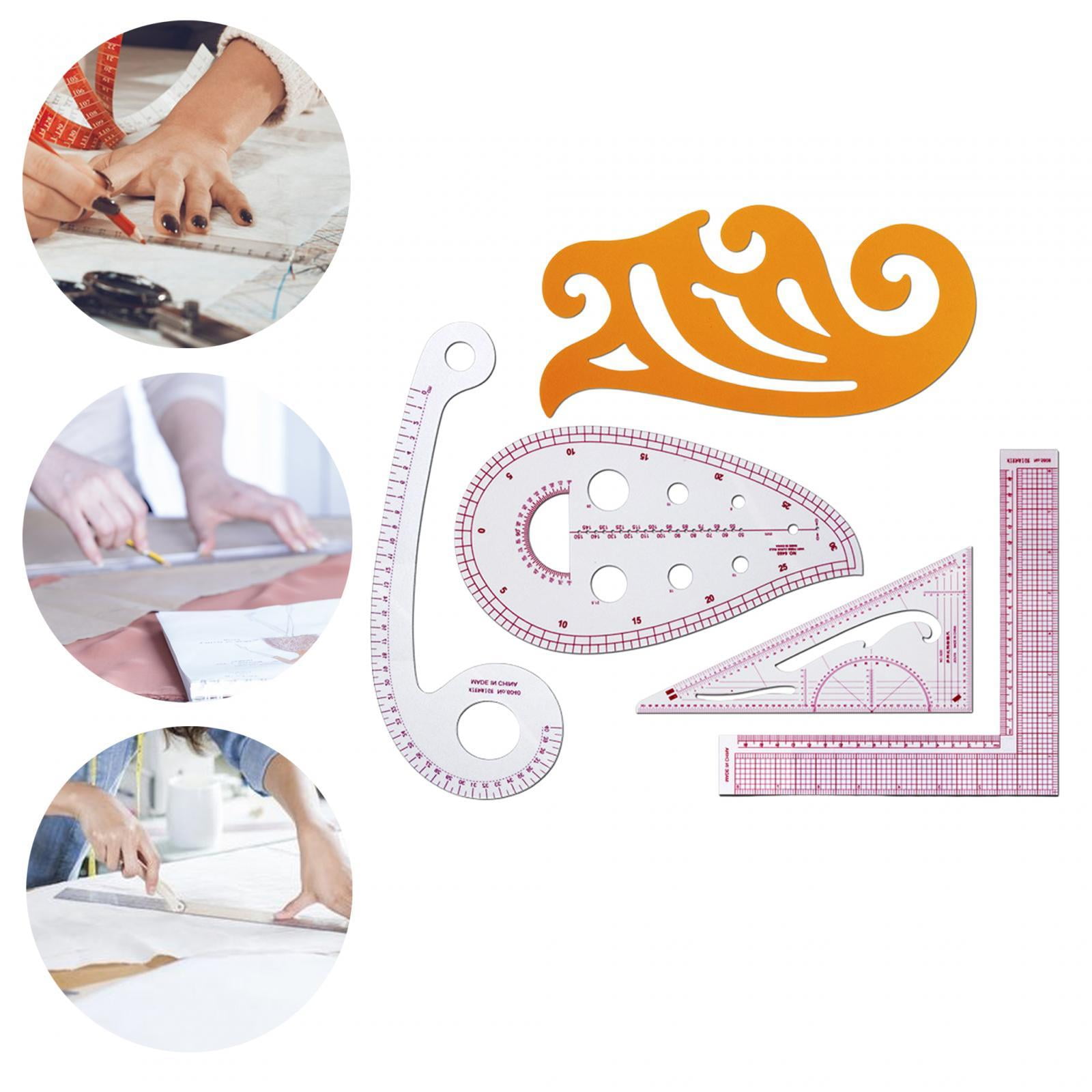 Sewing Patterns & Templates Zehuanyu 1 Set Plastic Sewing Ruler Sewing ...