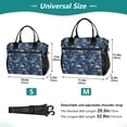 ALAZA Skull with Sunglasses Print Cooler Lunch Bag Insulated Reusable ...