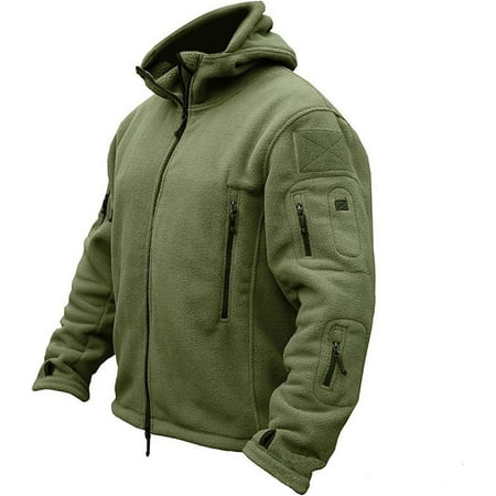 s Bearskin Hoodie Winter Warm Military Tactical Sport Trucker Long ...