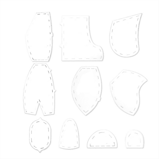 Memory Bear Template Ruler Set, Memory Bear Sewing Patterns Template ...