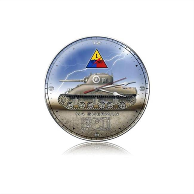 Sherman Tank Allied Military Clock - Walmart.com