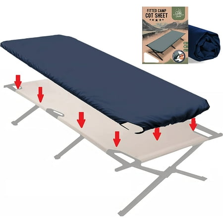 Fitted Camping Cot Sheet for Adult Sleeping CotsCamping Bedding That ...