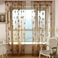 SPRING PARK Home Decor Drapes Sheer Window Curtains For Living Room The ...