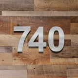 Barton 6 Inch Floating House Number "B" Stainless Steel Anti-Rust House ...