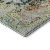 Addison Rugs Mayfield Washable Transitional Abstract Ivory Runner Rug ...