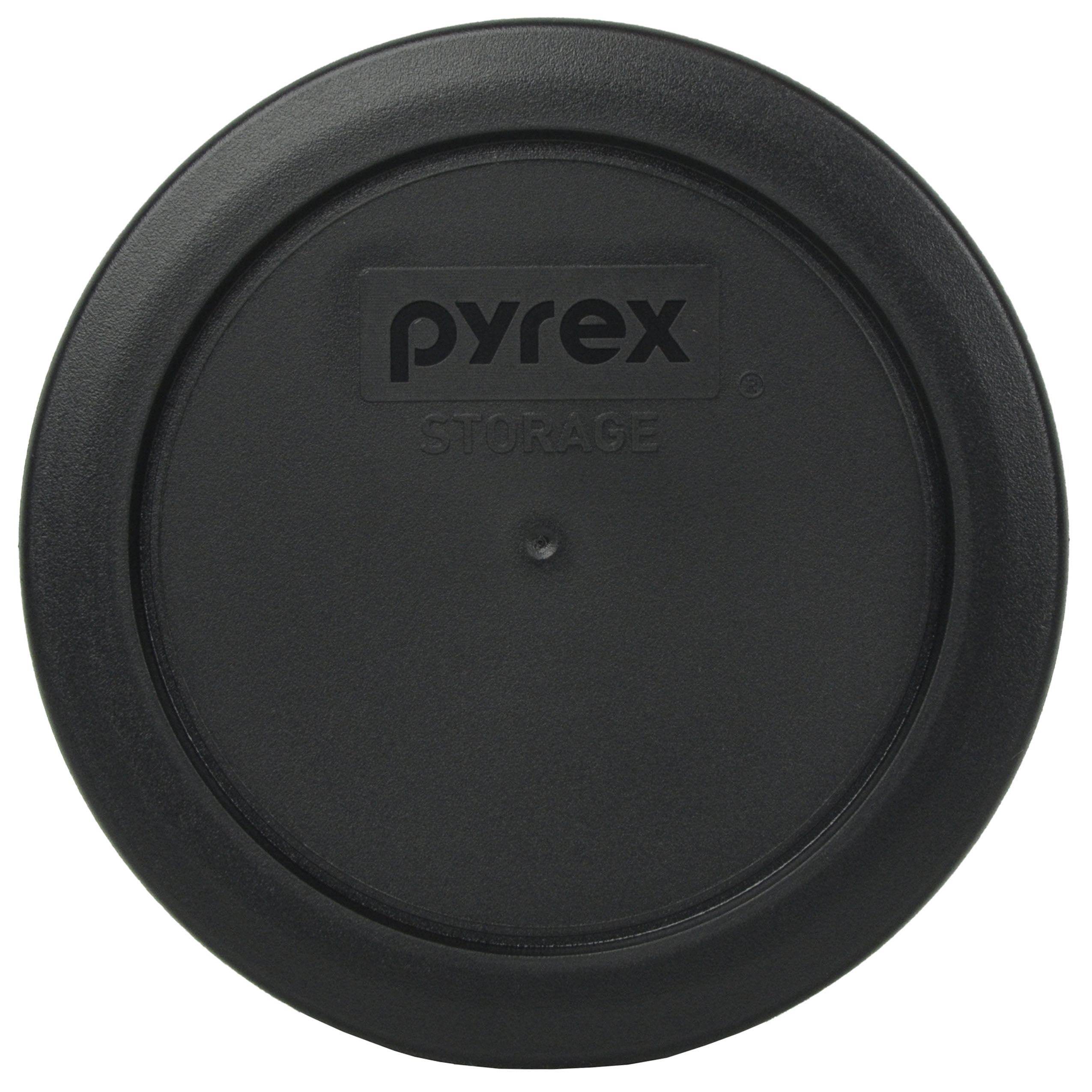 Pyrex 7200-PC Black Plastic Round Storage Replacement Lid Cover ...