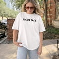 CLOTEX Comfort Colors Fix ur Face Shirt, Edgy Grunge Graphic Tee ...