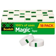 Scotch Magic Tape, Invisible, 16 Tape Rolls - Walmart.com
