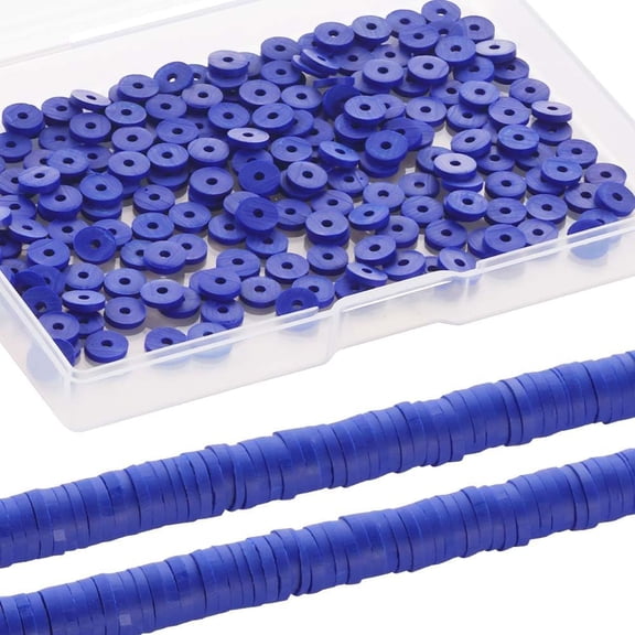 1 Box 1000Pcs+ Black Clay Beads Heishi Beads Bulk 6mm Polymer Clay ...