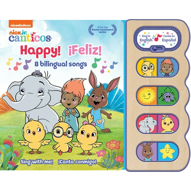 Nick Jr Canticos 8-Button Early Bird Switch Sound Books: Happy! ¡feliz ...