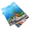 Unique Bargains Aquarium Background Poster Double-sided Fish Tank ...