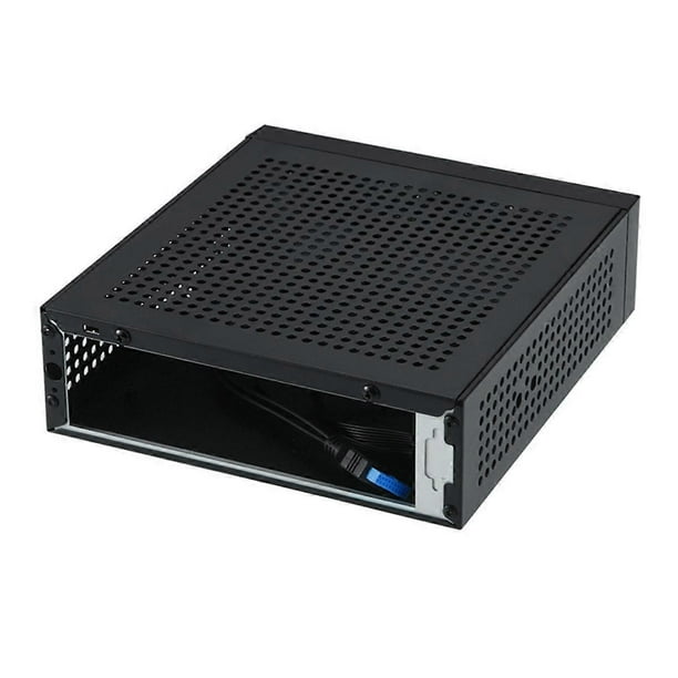 Caja de computadora Mini ITX M10, chasis host HTPC, gabinete ITX USB 2. ...