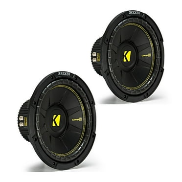 (2) Kicker 43CVR102 Comp VR Car Audio Suwboofer Dual 2 Ohm 10" Sub ...