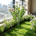 Winter Poetry Upgrade 2 Pack Artificial Flower Bouquets, Outdoor Patio ...
