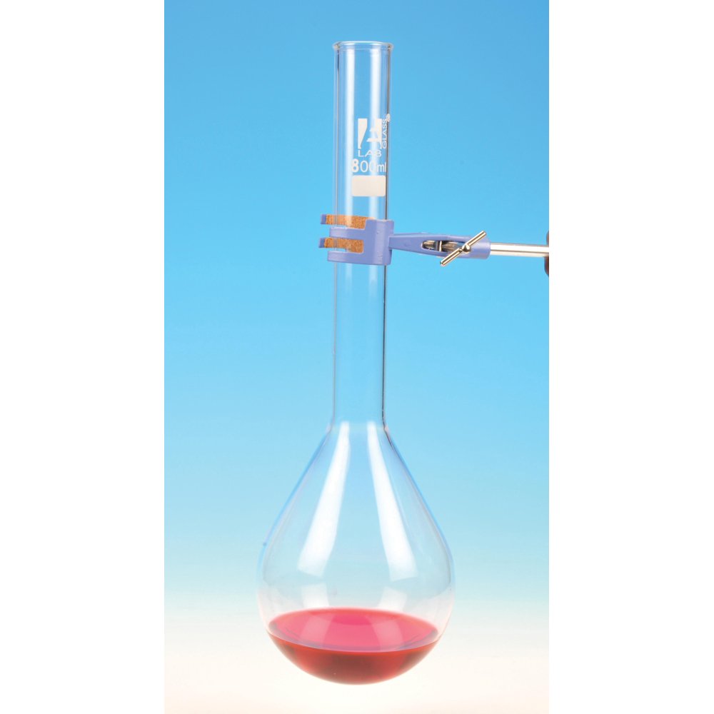 Kjeldahl Flask, 500ml capacity, Long Neck, Round Bottom - Borosilicate ...