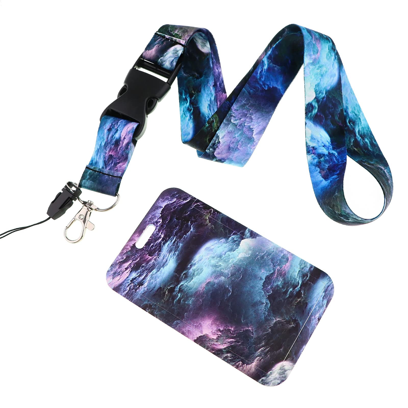 Starry Night ID Lanyard with Badge Holder for Men Women - Cruise ...