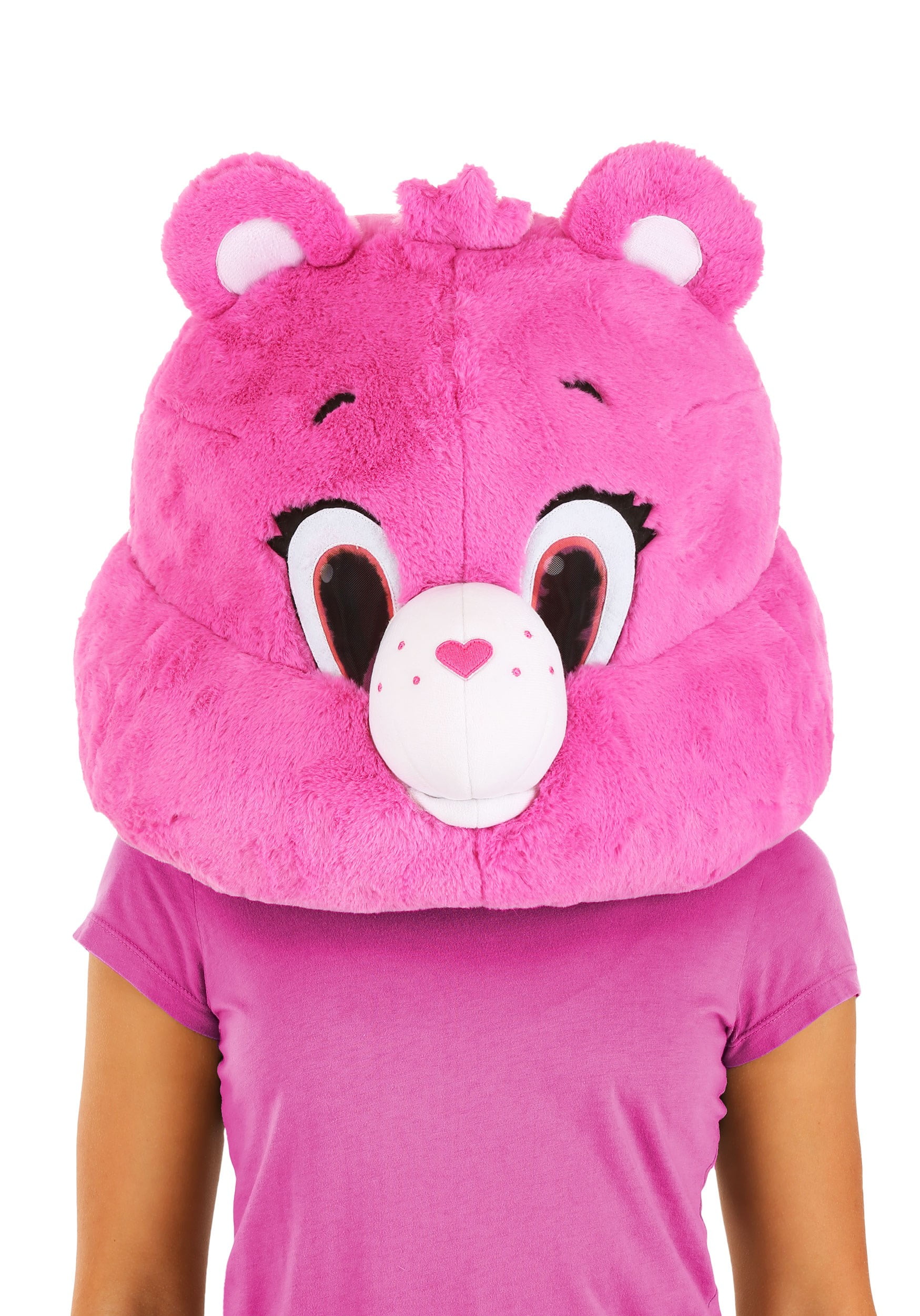 Adult Care Bears Cheer Bear Mascot Mask - Walmart.com
