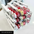 FIFO Plastic Can Tracker Organizer, Countertop Storage Holder Rack for ...