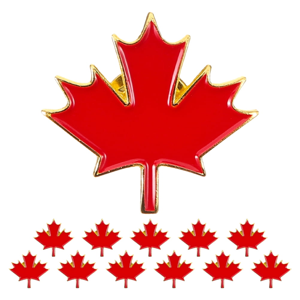 Click here for Kakowely 12pcs Canada Day Maple Leaf Badge Pin Met... prices