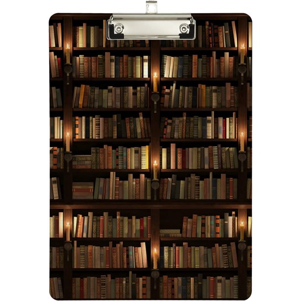 FMSHPON Multi Storied Mysterious Bookshelf Library Clipboard Hardboard ...