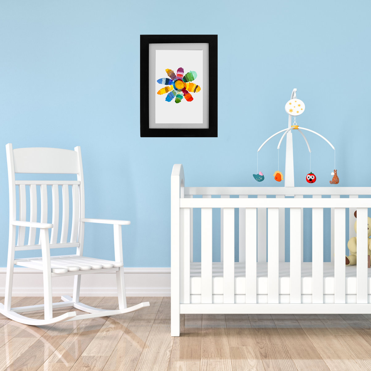 Kids Art Frames, 8.5x11 Front Opening Kids Artwork Frame in White ...