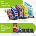 TPKJAM Adjustable Refrigerator Can Dispenser Organizer - Push-Type Soda ...