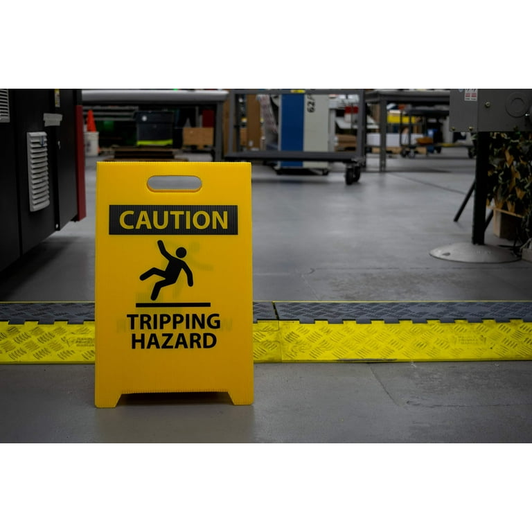 Caution Tripping Hazard Floor Sign ANSI CAUTION Safety Sign Tripping