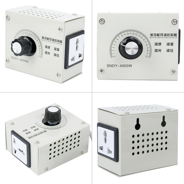 Variable Voltage Controller,CN Plug 4000W AC Fan Speed Motor Voltage ...