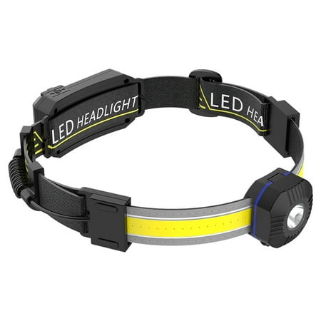 Rechargeable Headlamp LED Headlamp 230° 500 Lumens Headlamp Torches 10 ...