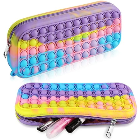 HTWW Pop Pencil Case,Popping Fidget Toy Pencil Bag ,Push Bubble ...