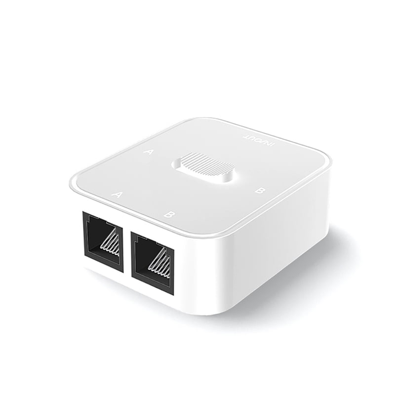 2 Port RJ45 LAN CAT6 Switch Selector 1000Mbps 2 in 1 /1 in 2 2 in 1 ...