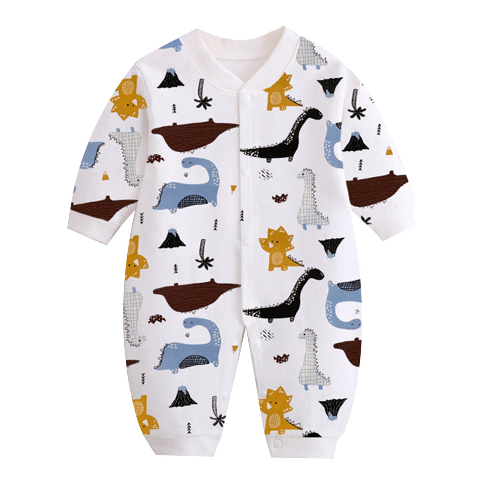 Click here for Pisexur Newborn Baby Boys Girls Rompers V Neck Lon... prices