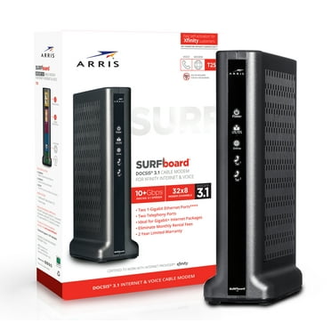 ARRIS CM820A Cable Modem DOCSIS 3.0 (Latest Version - 1 Step Activation ...
