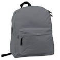 K-Cliffs Unisex Case 36 Pieces Classic 18" School Backpacks, Grey with ...