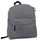 K-Cliffs Unisex Case 36 Pieces Classic 18" School Backpacks, Grey with ...