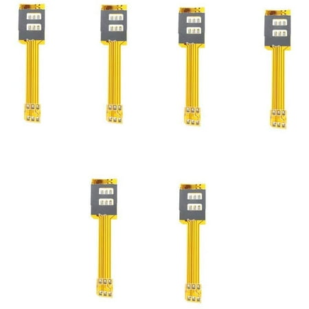 6 Pieces External SIM Card Extension Converter No Data Loss When ...