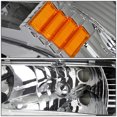 NUVISION for 97-04 Dodge Dakota Durango 1Pc Chrome Housing Amber Corner ...