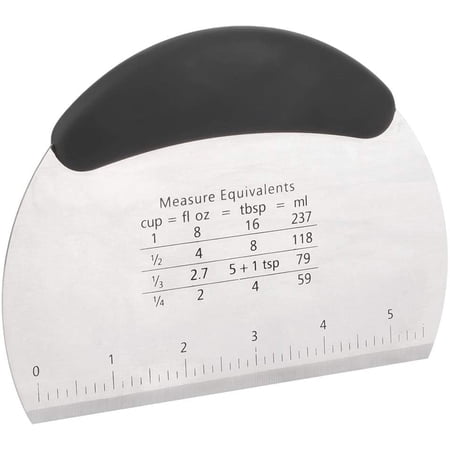 Stainless Steel Pastry Scraper Chopper Flour Pastry Cutter Pastry Scale ...