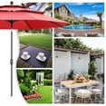 Autlaycil 10 ft Patio Umbrella 3 Tiers Adjustable Outdoor Market ...