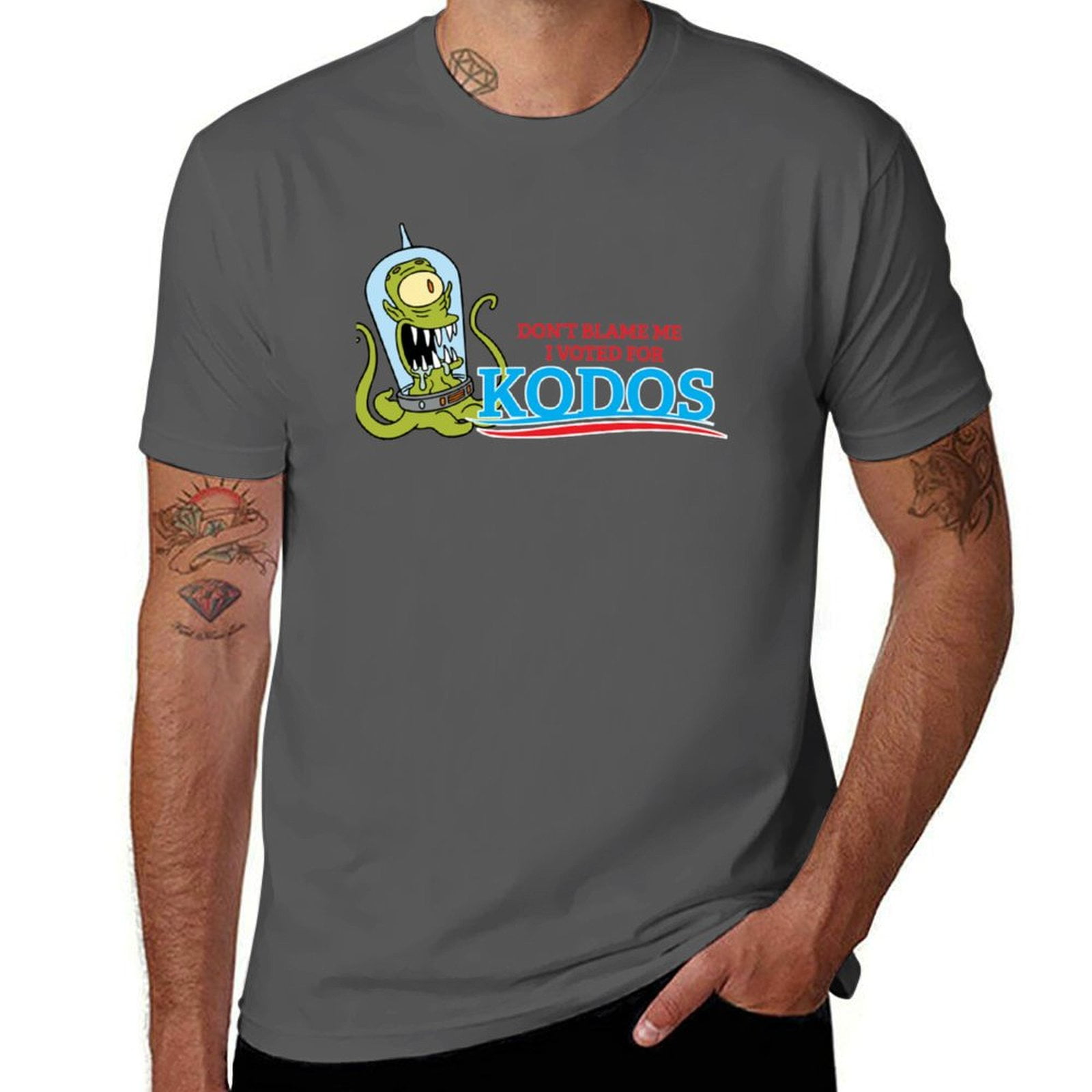 No me culpa voté por Kodos camisetas vintage de secado rápido para ...