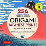 Origami Japanese Prints Paper Pack Book: 256 Double-Sided Folding ...