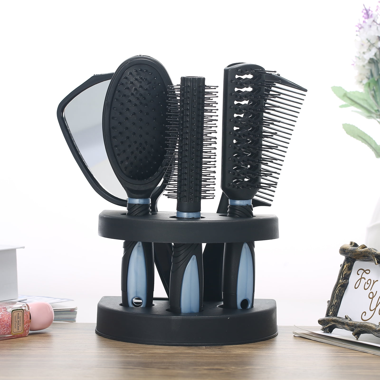 Click here for Unbranded Comb Mirror salon Hair Brushes 5 Hair Co... prices