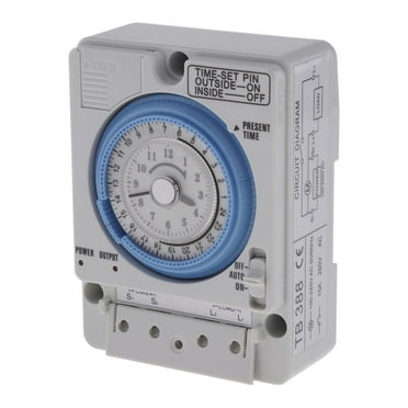 Intermatic P1121 Outdoor Mechanical Plug-In Timer with Built-In ...