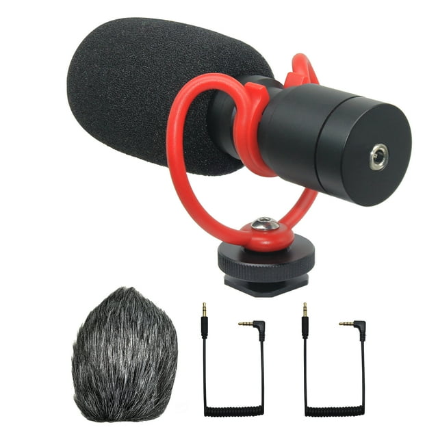 Universal Video Microphone with Windscreen Deadcat Windscreen, for ...