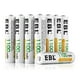EBL 16-Pack 1.2v AAA Battery Ni-MH 1100mAh Rechargeable Batteries ...